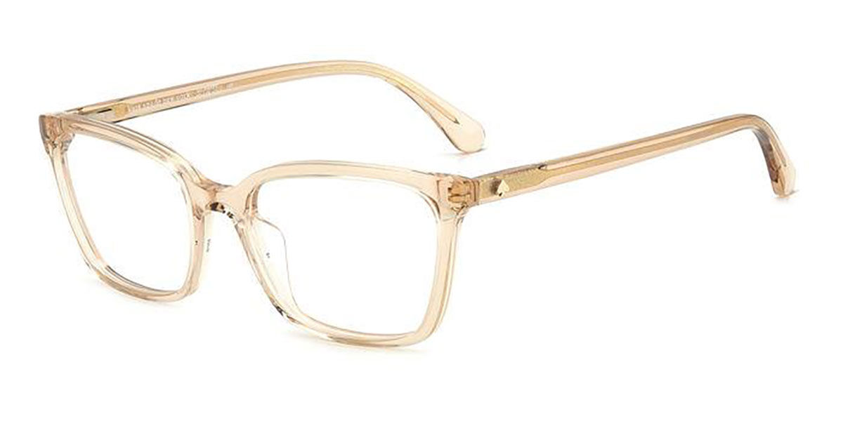 Kate Spade Wanda 10A Cuadrado Transparent Beige Brown lentes ...
