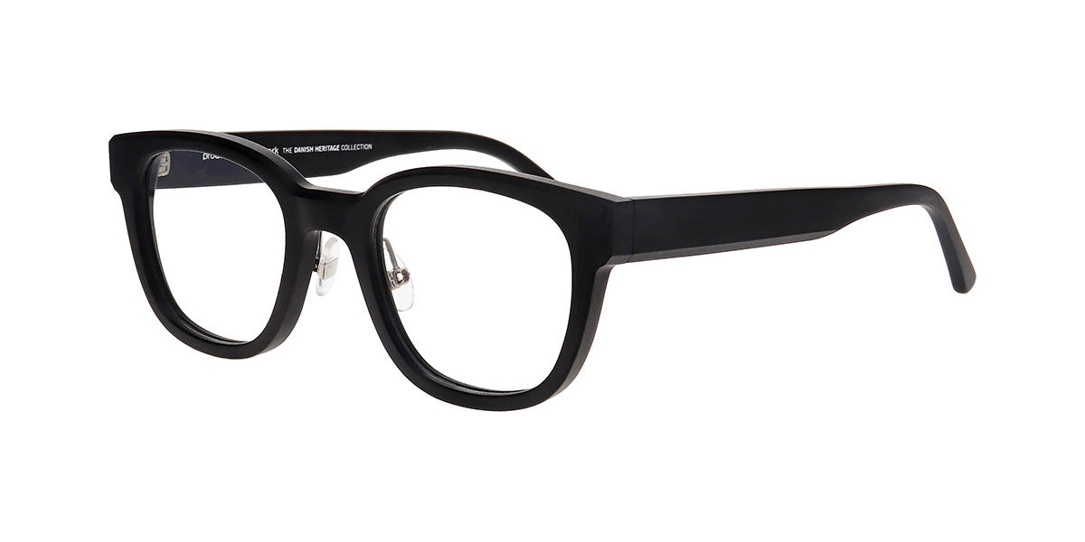 Prodesign Cut 2 6031 Ovalado Matte Dark Black lentes | SmartBuyGlasses US
